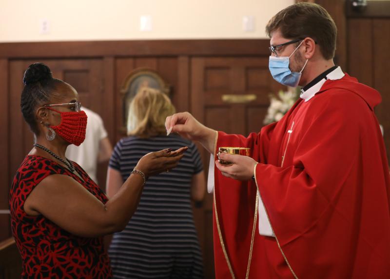 With safety precautions, joyful spirit, Masses resume at Maryland ...