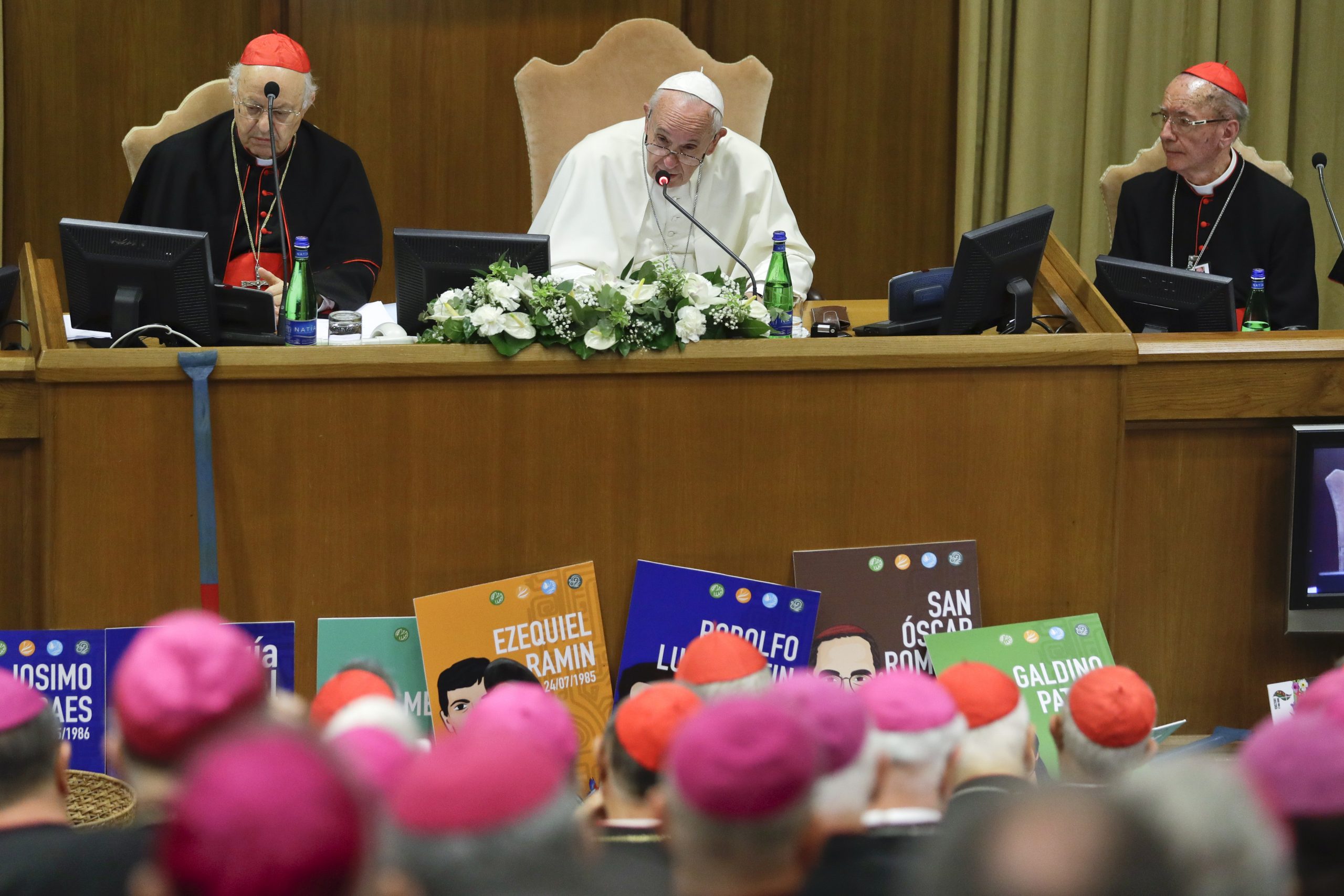 Pope opens synod urging bishops ‘not to kick the Holy Spirit out of the ...