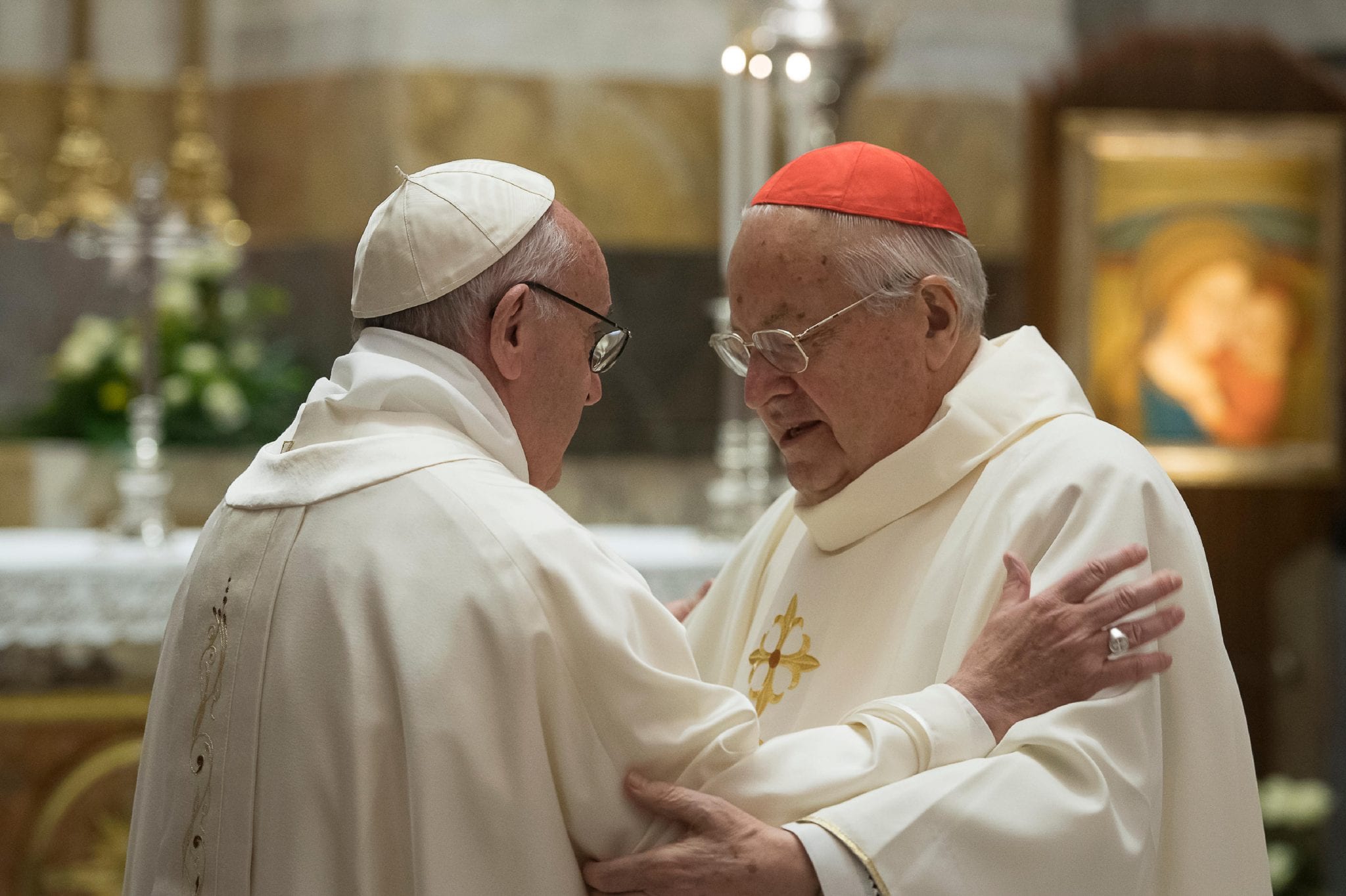 Pope celebrates Mass for birthday of College of Cardinals’ dean | Crux