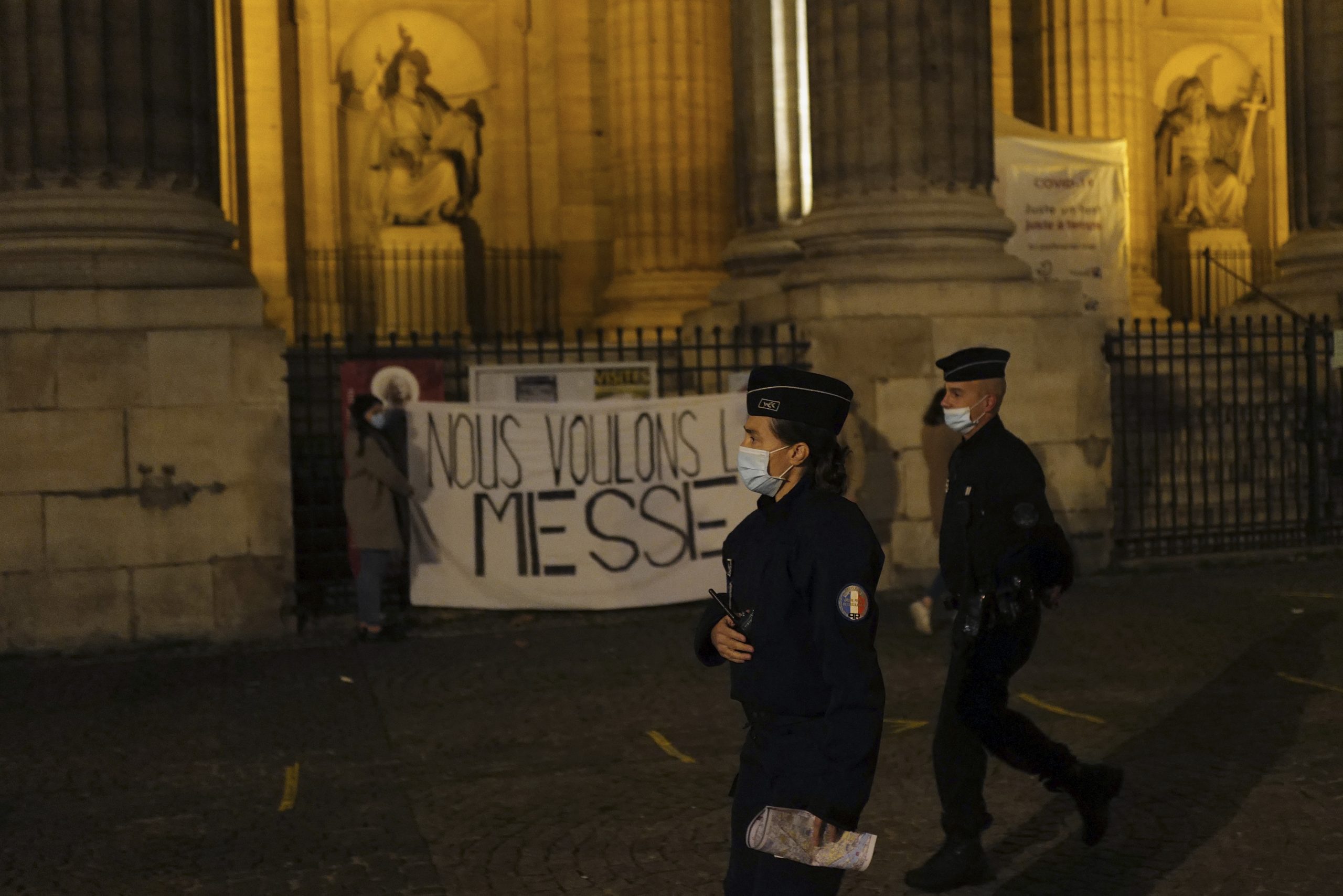 French Catholics protest for end to lockdown on Mass | Crux