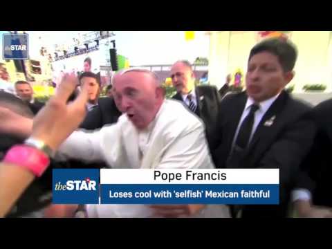 Pope snaps at pushy crowd in Mexico | Crux