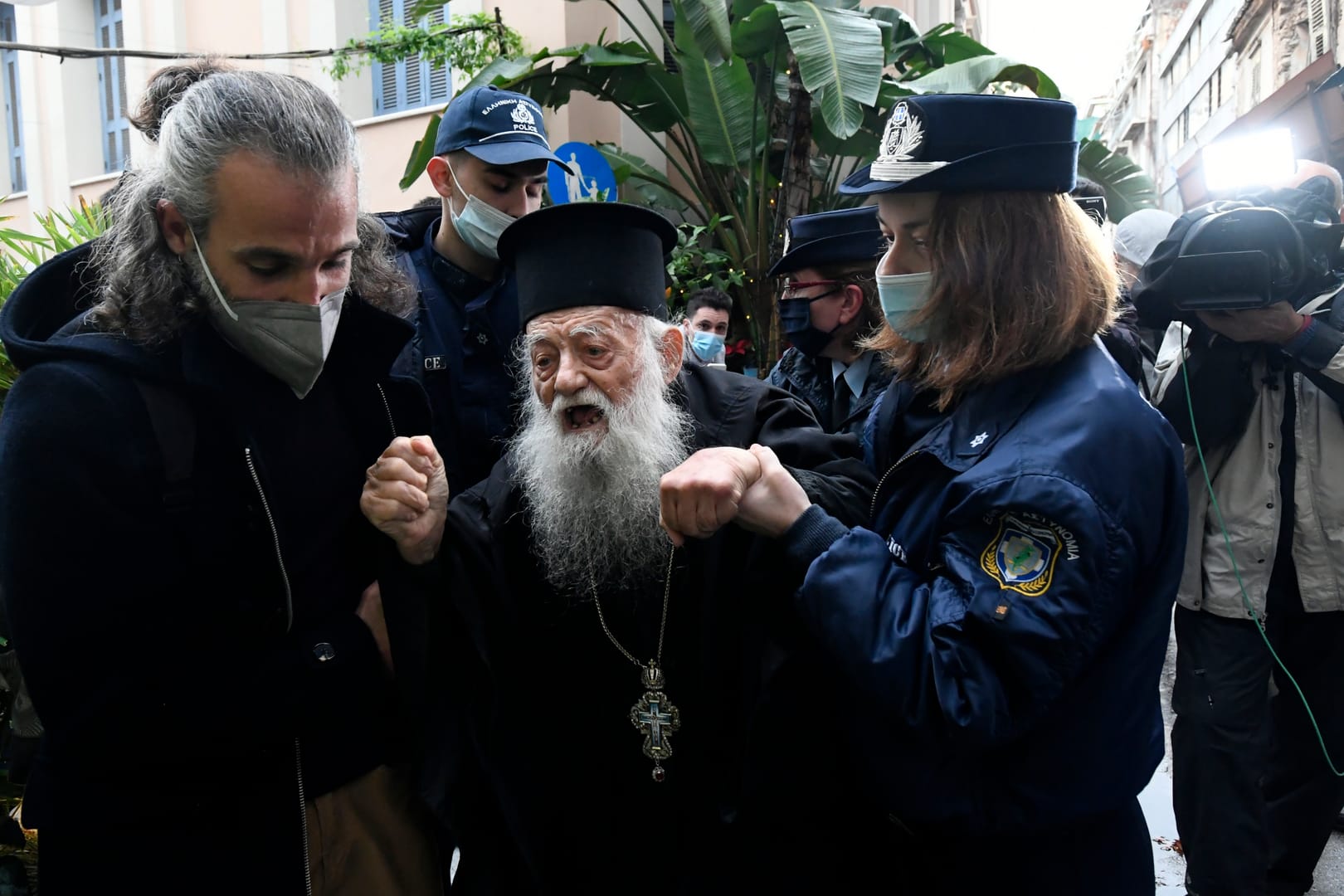 Protesting Orthodox priest heckles Pope on Greece visit | Crux