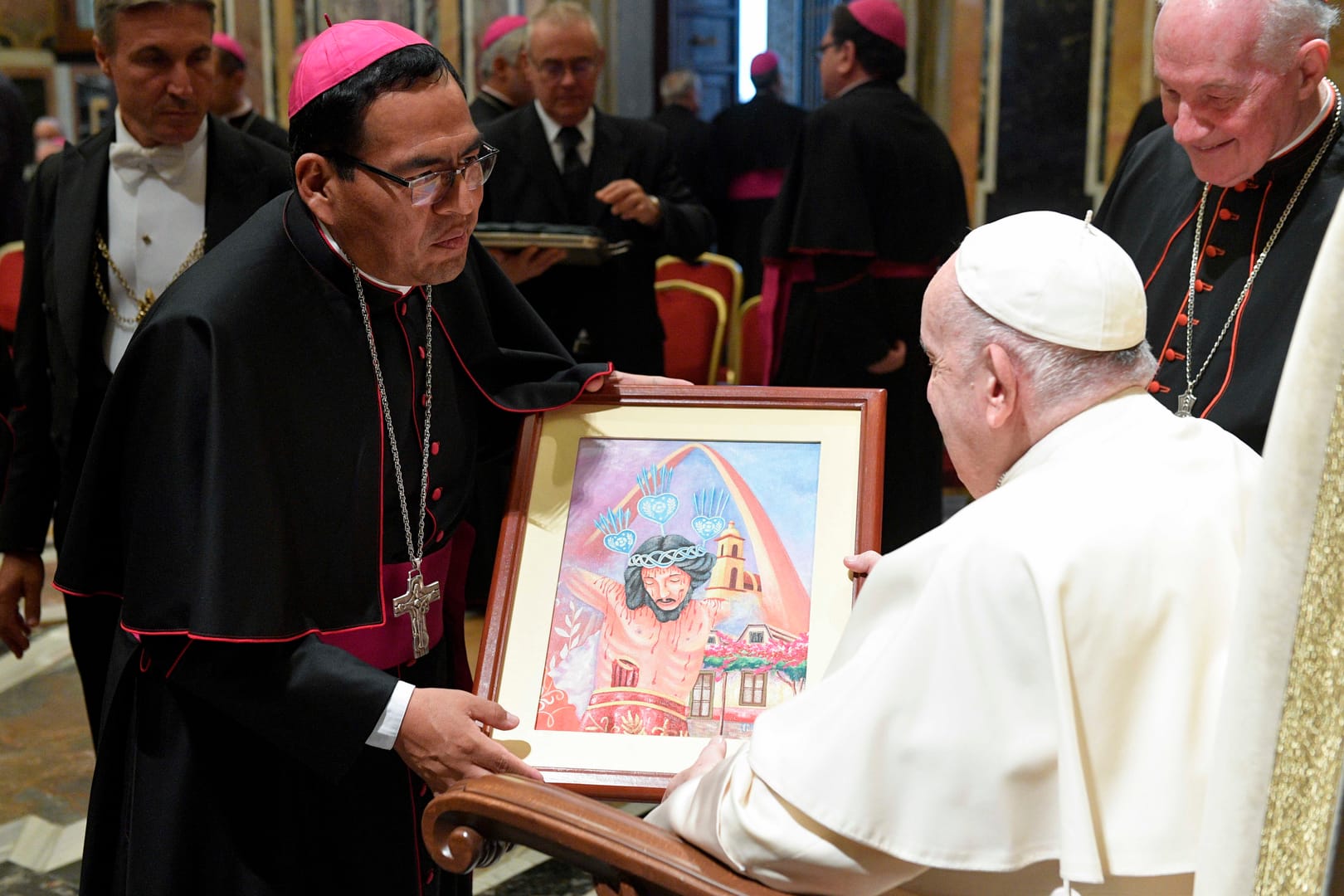 Pope meets prelates attending weeklong course for new bishops | Crux