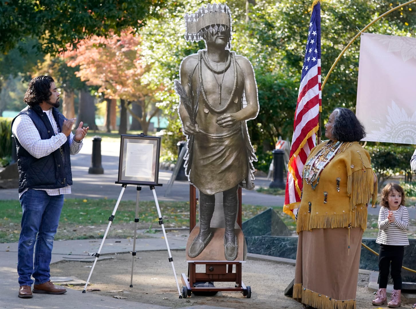 California breaks ground on Native American monument to replace ...