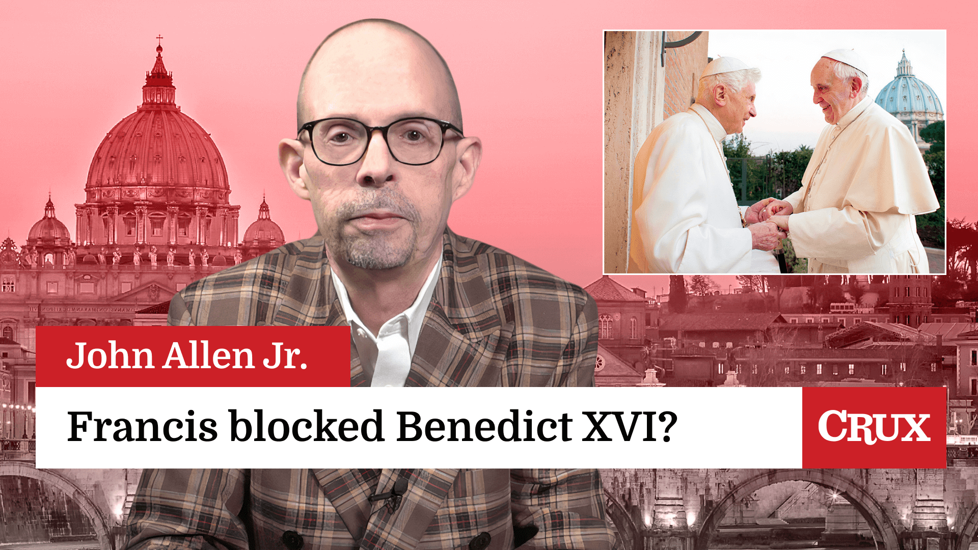 Francis sheds light on Benedict XVI’s election: Last Week in the Church ...