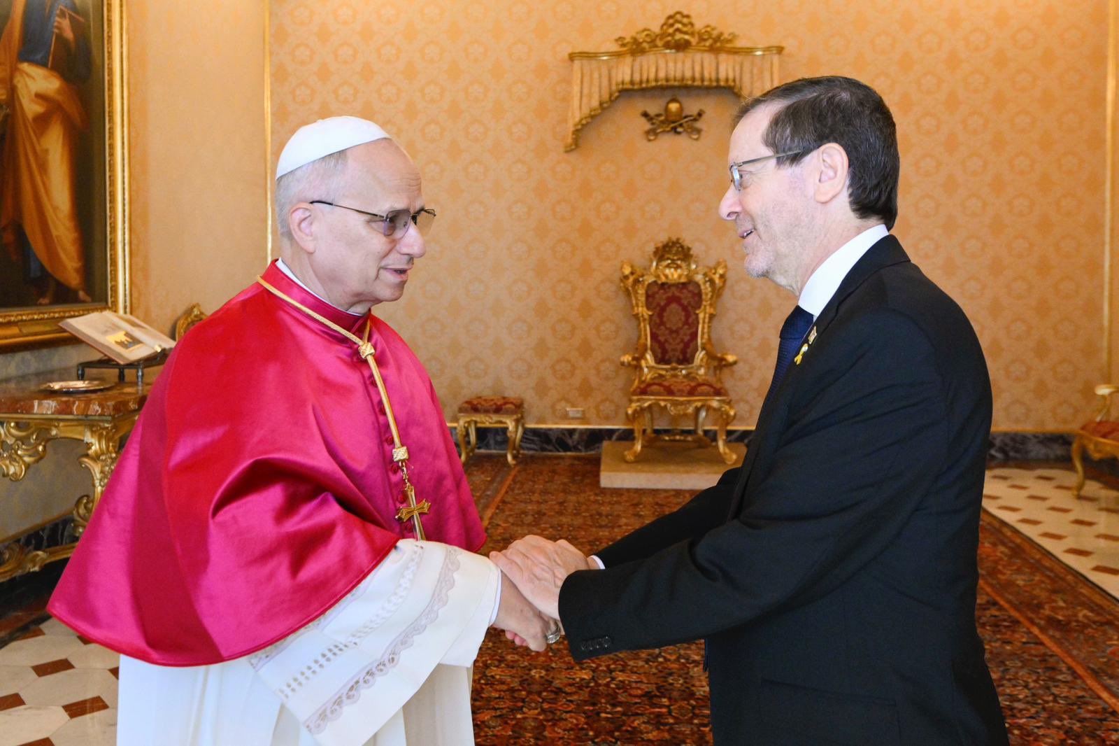 Pope, Israeli president discuss war in Gaza and potential paths to ...