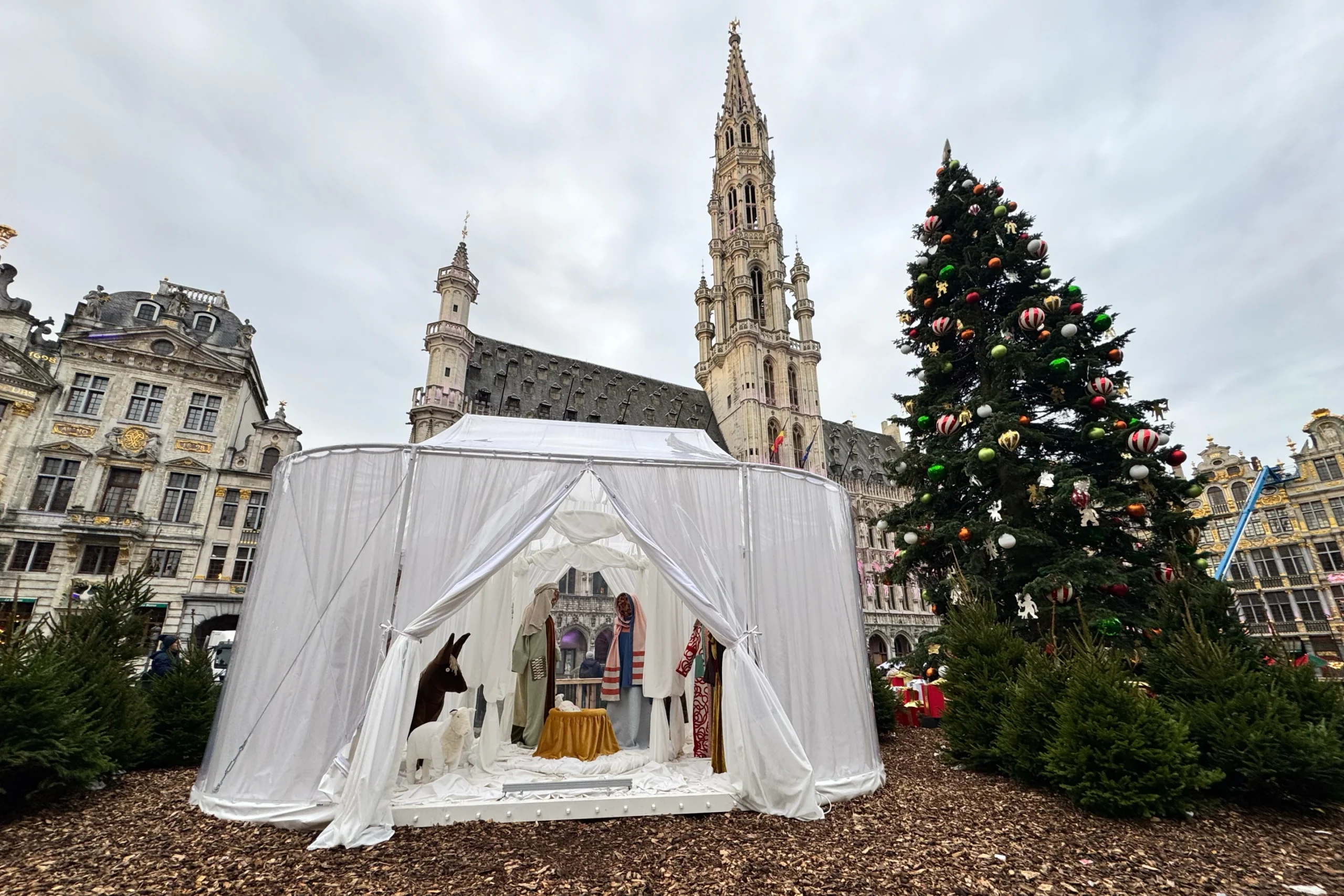 A controversial infant Jesus is stolen from a Belgian Nativity scene | Crux